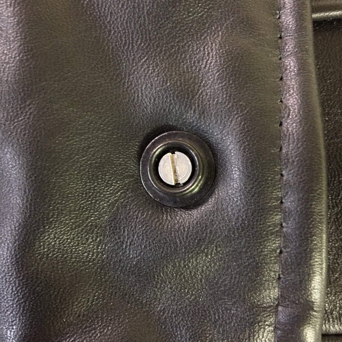 Silver "FD" Design Button (Large) – Taylor's Leatherwear, Inc.